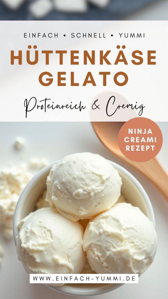 Ninja Creami Hüttenkäse-Eis - Einfach Yummi